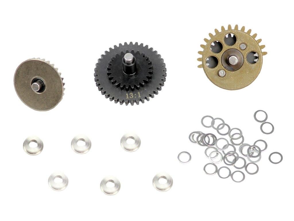 Black Knight Reinforced 4mm Shaft Super High Speed Gear Set 13:1