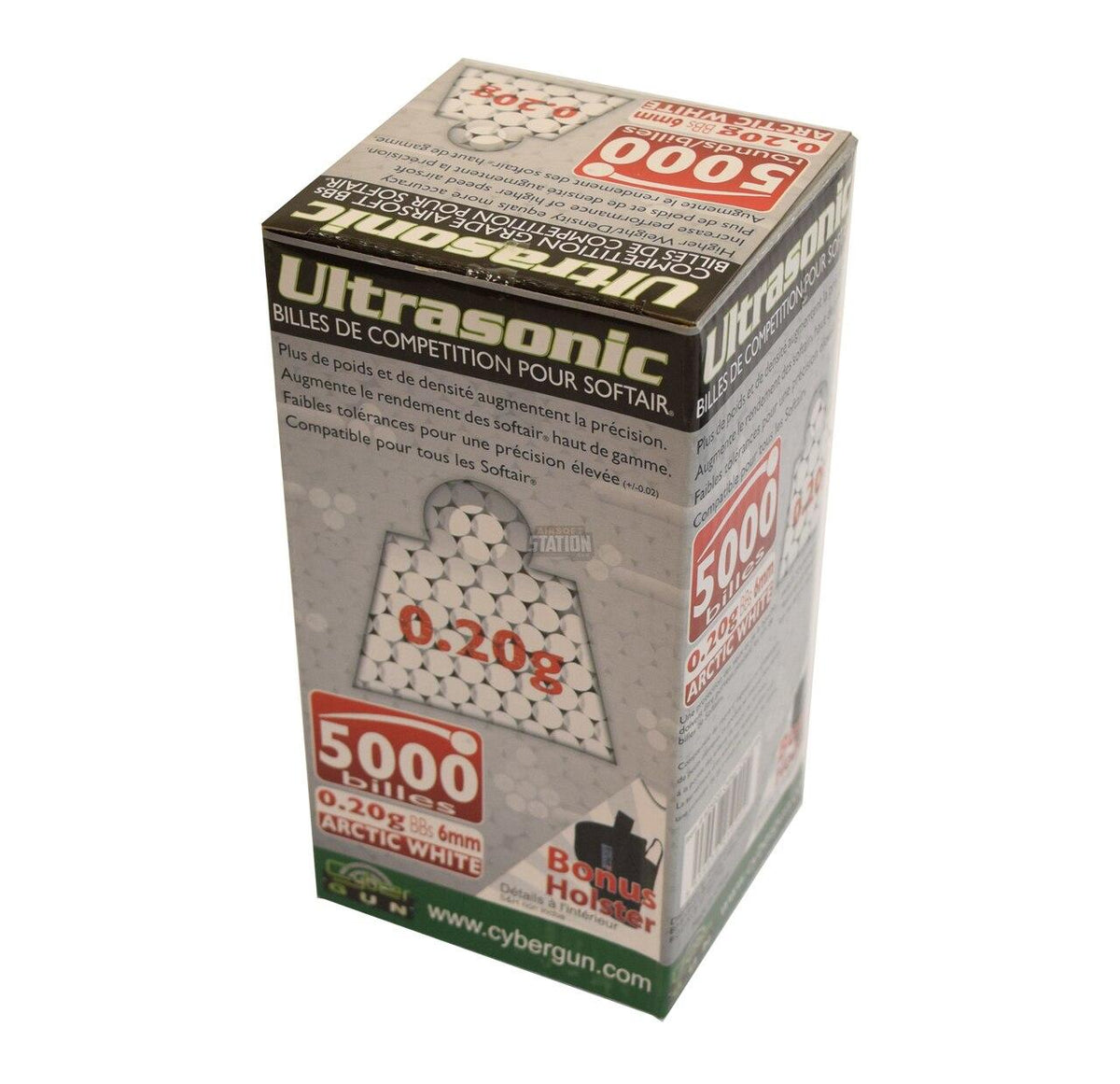 Cybergun High Density 0.20g BBs, 5,000 Rounds, White