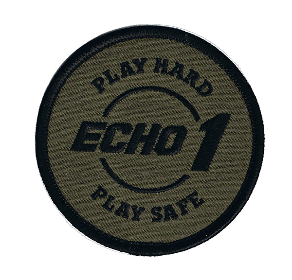 Echo 1 Play Hard Play Safe Patch - Round