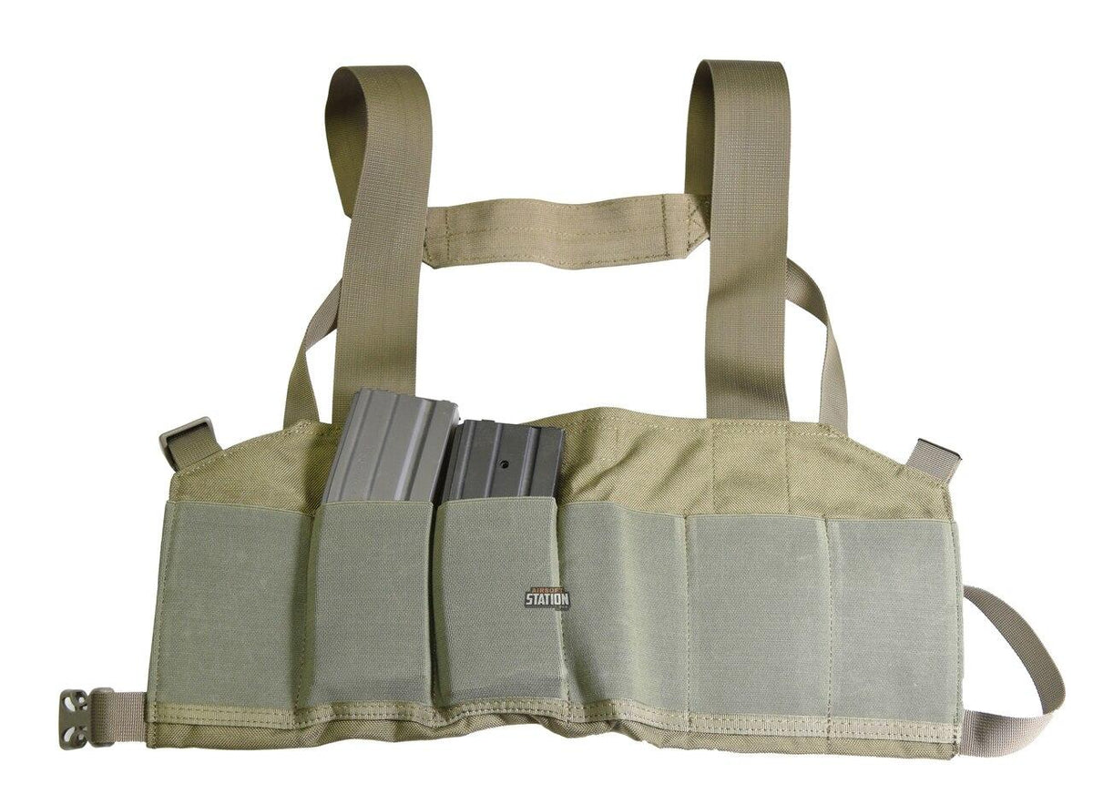 Elastic 6-Mag Speed Draw Harness - OD Green