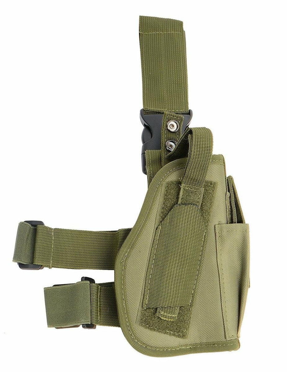 Firepower Universal Drop Leg Holster, OD Green