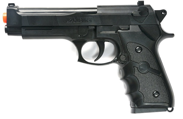 M9 Style Airsoft Spring Pistol - Black
