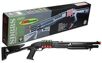 TSD Sports Airsoft 88-Super Single Shot Pump-Action Adjustable Stock S