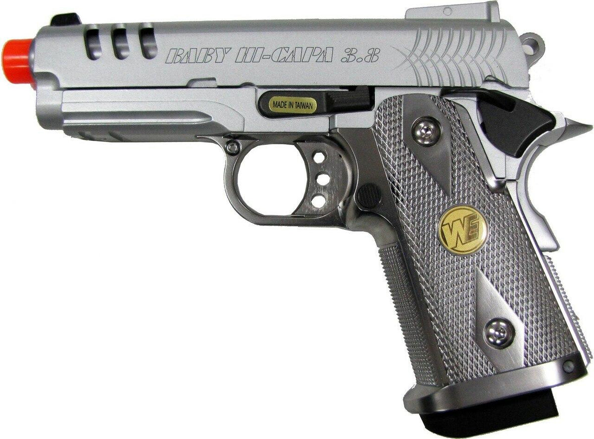 WE Baby Hi-Capa V3 Full Metal Semi Auto Gas/CO2 BlowbackAirsoft Pistol